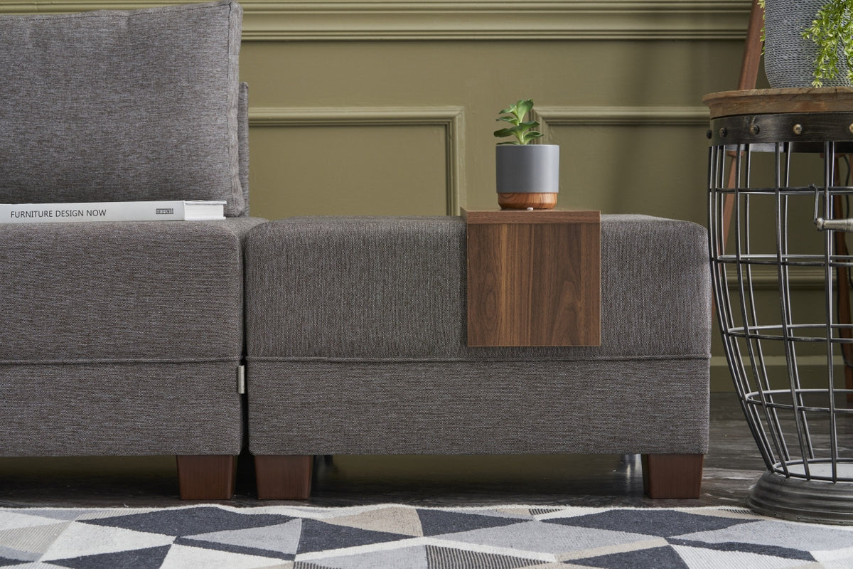 Fly Corner Sofa Bed Left - Brown – Figure It Out Furniture