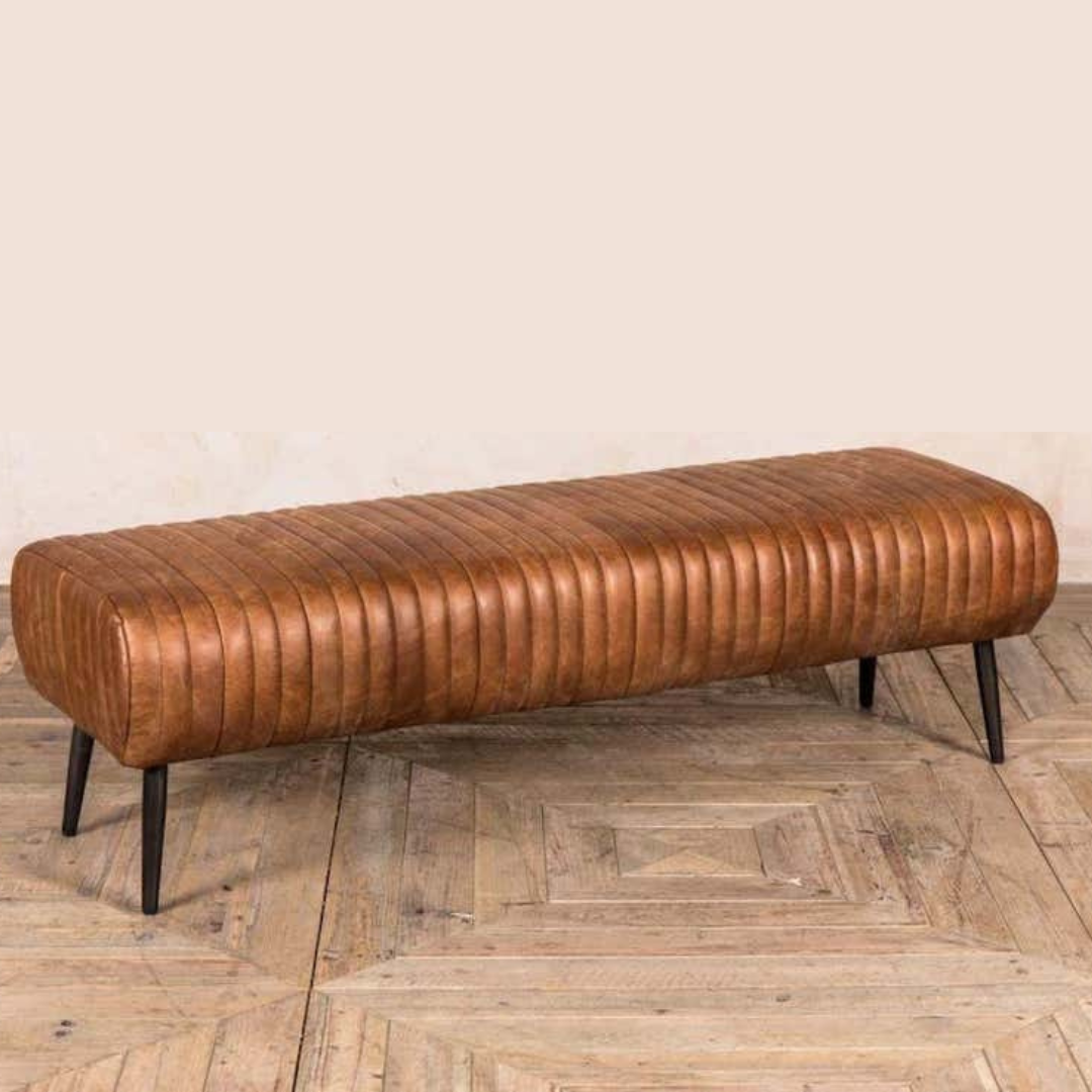 Briatoni Ribbed Bench – Figure It Out Furniture