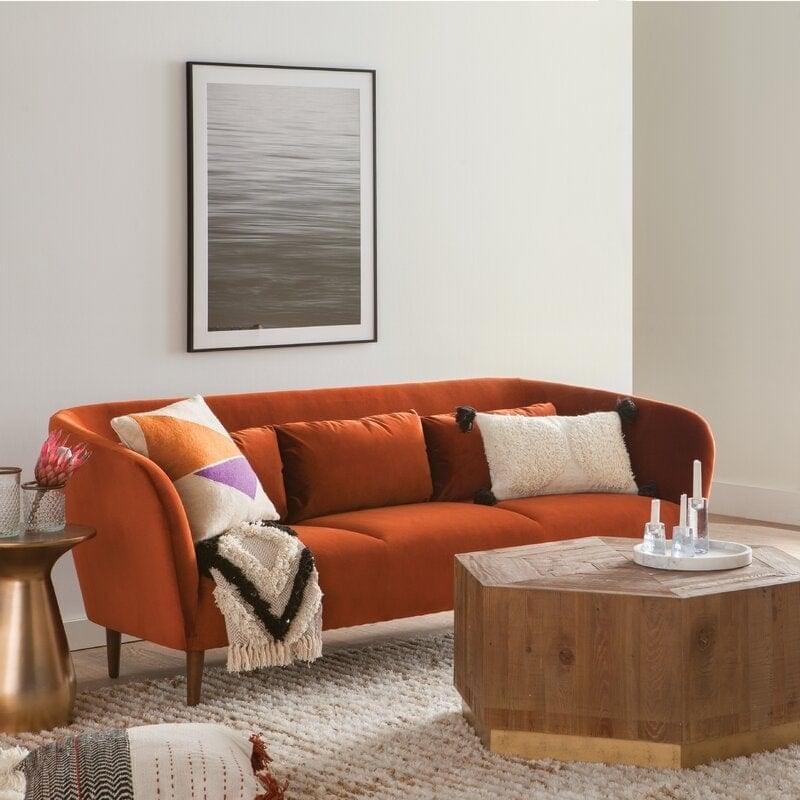 Copy of Fio Burnt Orange 2 Seater Sofa – Figure It Out Furniture